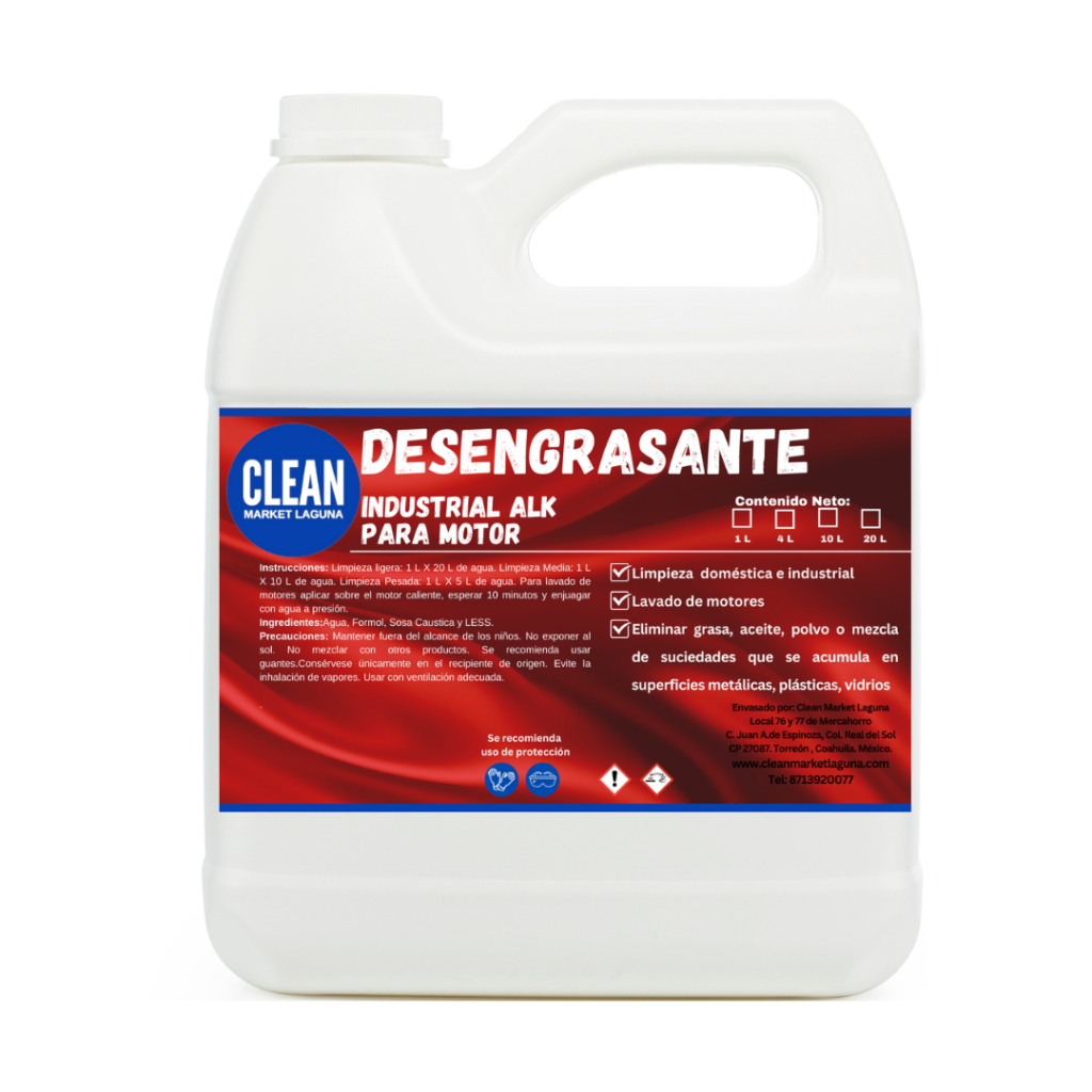 DESENGRASANTE INDUSTRIAL – CLEAN MARKET LAGUNA